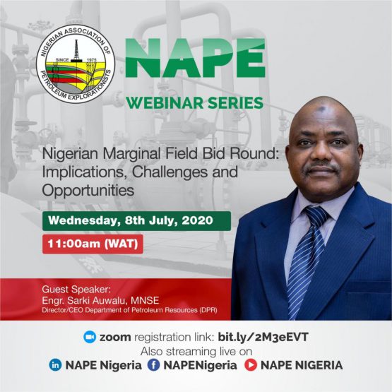 Nigerian Association of Petroleum Explorationists (NAPE) Webinar Series ...